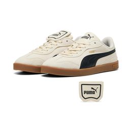 Puma Damen Sneaker "CLUB AZURA SD", Gr. 42alpine snow, Puma schwarz, unifarben, Schuhe, f&uuml;r sportlichen Look im Alltag, mit Leder-Obermaterial