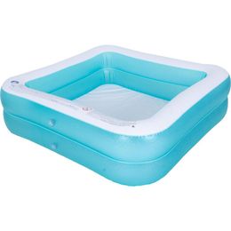 SunClub Planschbecken, Blau, Kunststoff, Quadratisch, 145x45x145 cm, kinder, m&auml;dchen, jungen, unisex, Freizeit, Pools und Wasserspa&szlig;, Planschbecken