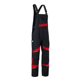 K&Uuml;BLER WORKWEAR K&uuml;bler Latzhose ACTIVIQ cotton+ HIGH PSA 2 schwarz/mittelrot 31 ; K&uuml;bler Workwear (3255 3421-9955-31)