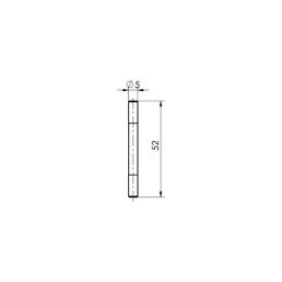 Mahr Messeinsatz Paar 52mm zylindrisch HP (0741180)
