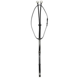 Hans Melzer Horse Equipment Hans Melzer Martingal schwarz/messing Vollblut/Warmblut