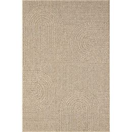 Outdoorteppich Kenzy, Natur, Textil, Struktur, rechteckig, 60x180 cm, Bsci, f&uuml;r Fu&szlig;bodenheizung geeignet, Teppiche & B&ouml;den, Teppiche, Outdoorteppiche