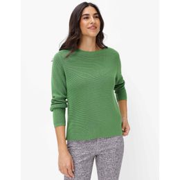 Brax Damen Strickpullover Style LESLEY leaf green, gr&uuml;n, Gr. 34
