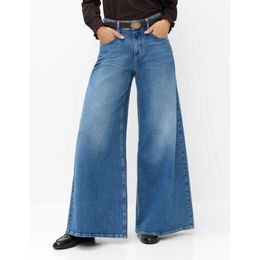 Brax Damen Five-Pocket-Hose Style MARCH USED ATLANTIC BLUE, denim blau, Gr. 40K