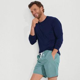 LANDS' END Badeshorts mit Hydroliner f&uuml;r Herren, 18 cm, Herren, size: regular, Gr&uuml;n, by Lands' End