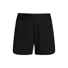 LANDS' END Boardshorts f&uuml;r Damen in Plus-Gr&ouml;&szlig;e, Damen, size: plus, Schwarz, Polyester-Mischung, by Lands' End