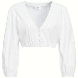 Gina Benotti Damen Dirndl-Bluse unifarben