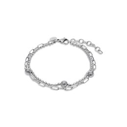 Tom Tailor Damen Gliederarmkette aus Edelstahl silber, silber, Gr. ONESIZE