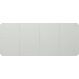 Chameleon Design-XXL-Whiteboard VisuWall Curve, Stahlblech, emailliert, BxH 4900 x 1980 mm, grau