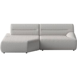 Sit & More Ecksofa SIT & MORE, B:260cm H:80cm T:130cmhellgrau, 95% Polyester, 9% Polyamid, Wohnzimmer, Sofas, "Scrabble", Modernes Design in verschiedenen
