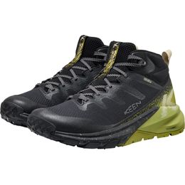 Keen Herren Outdoorschuh "TARGHEE APEX MID WP", Gr. 47, schwarz, Synthetik, Schuhe, wasserdicht