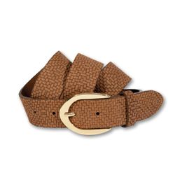 Silbergift Damen Lederg&uuml;rtel "Lederg&uuml;rtel mit junger stylischer Flechtstruktur"braun, Gr. 100, Rindsleder, G&uuml;rtel