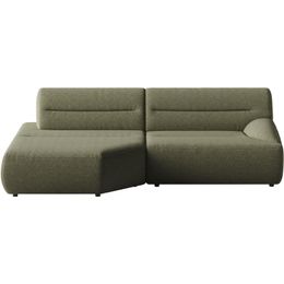 Sit & More Ecksofa SIT & MORE, B:260cm H:80cm T:130cmolive, 100% Polyester, Wohnzimmer, Sofas, "Scrabble", Modernes Design in verschiedenen Stoffarten