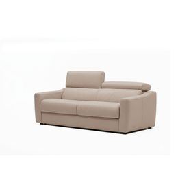 Schlafsofa Egoitaliano, B:195cm H:79cm T:102cmpaper, Leder, Wohnzimmer, Sofas, "STRIKE, Made in Italy-Designsofa mit Dauerschlaffunktion,Breite 195