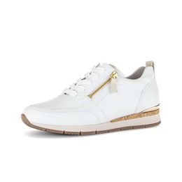 Gabor Damen Sneaker "Sneaker low", Gr. 40,5wei&szlig;, Schuhe