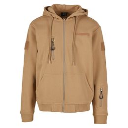 Brandit Herren Bomberjacke "Brandit Tactical Sweat Jacket", beige, Gr. L, unifarben, 100% Nylon, Jacken