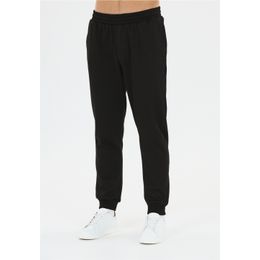 Virtus Herren Sweathose "Kayce V2"schwarz, Gr. M, meliert, unifarben, 45% Polyester, 35% Baumwolle, 20% Polyester, Hosen, im relaxed Fit