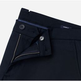OLYMP Herren Chinohose "SILVAN"marine, Gr. 36, unifarben, Web, Obermaterial: 64% Polyester, 34% Viskose, 2% Elasthan, Hosen