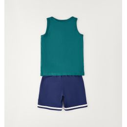 sarabanda M&auml;dchen Shorts "BABY BOY SUMMER SET"dunkelgr&uuml;n, Gr. 122, 100% Baumwolle, Hosen