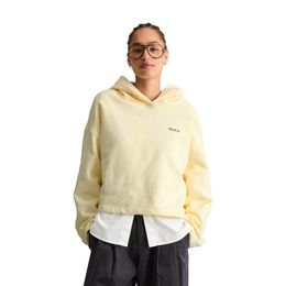 Marc O'Polo Damen Sweatshirt "aus softer Bio-Baumwolle"butter gelb, Gr. XXL, MARC O'POLO DENIM, unifarben, Obermaterial: 100% Baumwolle, Sweatshirts