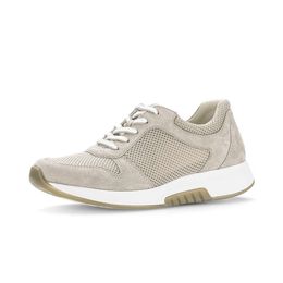 Gabor Damen Sneaker "Sneaker low", Gr. 44beige, Schuhe