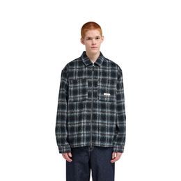 Element Herren Outdoorjacke "Fuzzy Check"brushed plaid schwarz slate, Gr. L, Obermaterial: 80% Polyester, 20% Wolle., Jacken