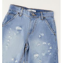 IDO M&auml;dchen Outdoorhose "BOY SUMMER TROUSERS"clear washed, Gr. 140, 100% Baumwolle, Hosen