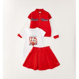 sarabanda M&auml;dchen Shorts "BABY GIRL SET"rot, Gr. 96, 95% Baumwolle, 5% Elasthan, Hosen