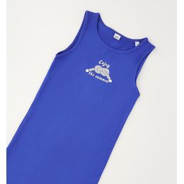 IDO M&auml;dchen Sommerkleid "GIRL SUMMER DRESS"blauberry, Gr. 140, 95% Baumwolle, 5% Elasthan, Kleider