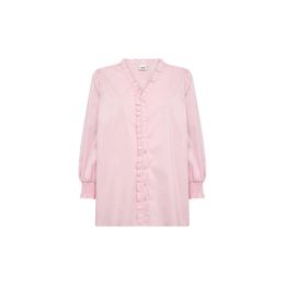 WASABI CONCEPT Damen Blusentop "Wasabi Concept Shirt WA-SAGA 27"4120 rose, Gr. 61, Obermaterial: 68% Baumwolle, 27% Polyamid, 5% Elasthan, Blusen
