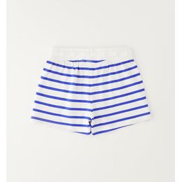 IDO M&auml;dchen Outdoorhose "GIRLSUMMER SHORT"wei&szlig;, royal, Gr. 128, 95% Baumwolle, 5% Elasthan, Hosen