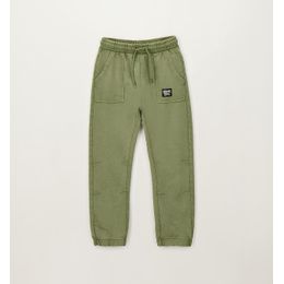 IDO Jungen Sweathose "BOY TROUSERS"sage gr&uuml;n, Gr. 140, 100% Baumwolle, Hosen