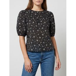 MOSS COPENHAGEN Bluse "Nancy" in Schwarz/ Creme - 42% | Gr&ouml;&szlig;e M | Damen-blusen