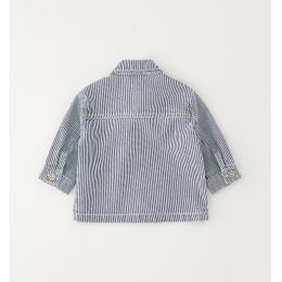 MINIBANDA Jungen Businessshirt "BABY BOY LONG SLEEVE SHIRT"stone bleach, Gr. 92, 100% Baumwolle, Shirts