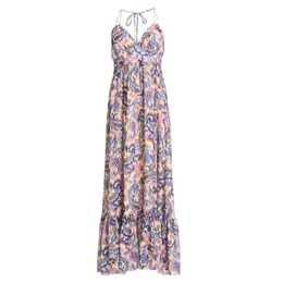 Swing Kleid in Creme/ Bunt - 76% | Gr&ouml;&szlig;e 36 | Damen-kleider