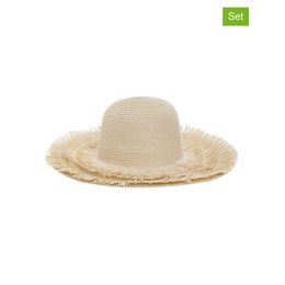 BLE 2tlg. Set: Strohhut & Shopper in Beige - 52% | Damen-muetzen-caps