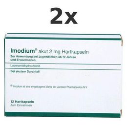kohlpharma 2x Imodium akut Hartkapseln 12 St