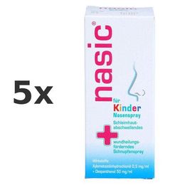 MCM KLOSTERFRAU Vertr. GmbH 5x Nasic f&uuml;r Kinder Nasenspray 10 ml