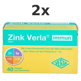 Verla-Pharm Arzneimittel GmbH & Co. KG 2x Zink Verla immun Caps 40 St