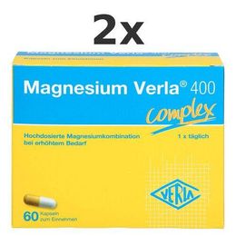 Verla-Pharm Arzneimittel GmbH & Co. KG 2x Magnesium Verla 400 Kapseln 60 St