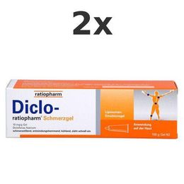 2x DICLO-ratiopharm Schmerzgel 100 g