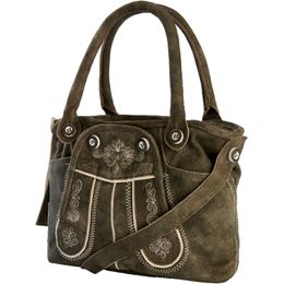 Luise Steiner Ledertasche Latz Braun