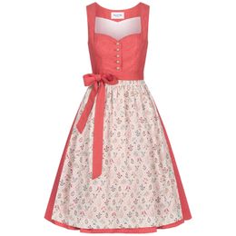 FELICITAS Dirndl D&ouml;rthe Rot/Rosa (Gr&ouml;&szlig;e: 40)