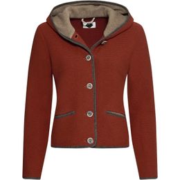STAPF Kapuzen-Strickjacke Malwina Brick (Gr&ouml;&szlig;e: S)