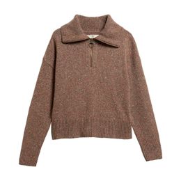Barbour Troyer Lavensdale Half Zip Deep Camel (Gr&ouml;&szlig;e: 8)