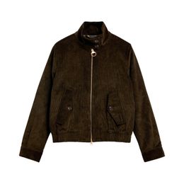 Barbour Cordblouson Overton Casual Jacket Olive/Shadow Classic (Gr&ouml;&szlig;e: 8)