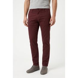 MAC Herren Chinohose "Driver"schwarz burgundy, Gr. 33, Web, Obermaterial: 89% Baumwolle, 8% Polyester, 3% Elasthan, Hosen, mit Stretch
