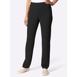 Classic Basics Damen Webhoseschwarz, Gr. 20, unifarben, 96% Polyester, 4% Elasthan, Hosen