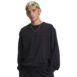 Under Armour Herren Sweatshirt "UA RIVAL LW CREW"schwarz, schwarz, Gr. XL, Sweatware, Obermaterial: 80% Baumwolle, 20% Polyester, Sweatshirts,