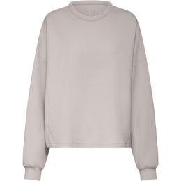 Nike DF Sweatshirt Damen - Gr&ouml;&szlig;e M - beige
